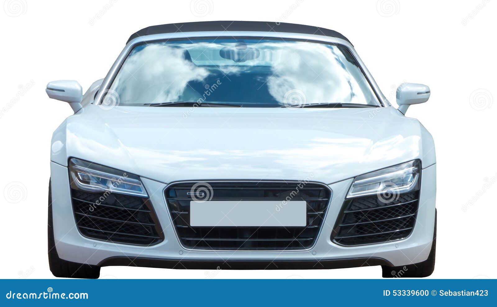 Sport Car Isolated - Audi R8 Stock Photo - Image of vehicle, race: 53339600