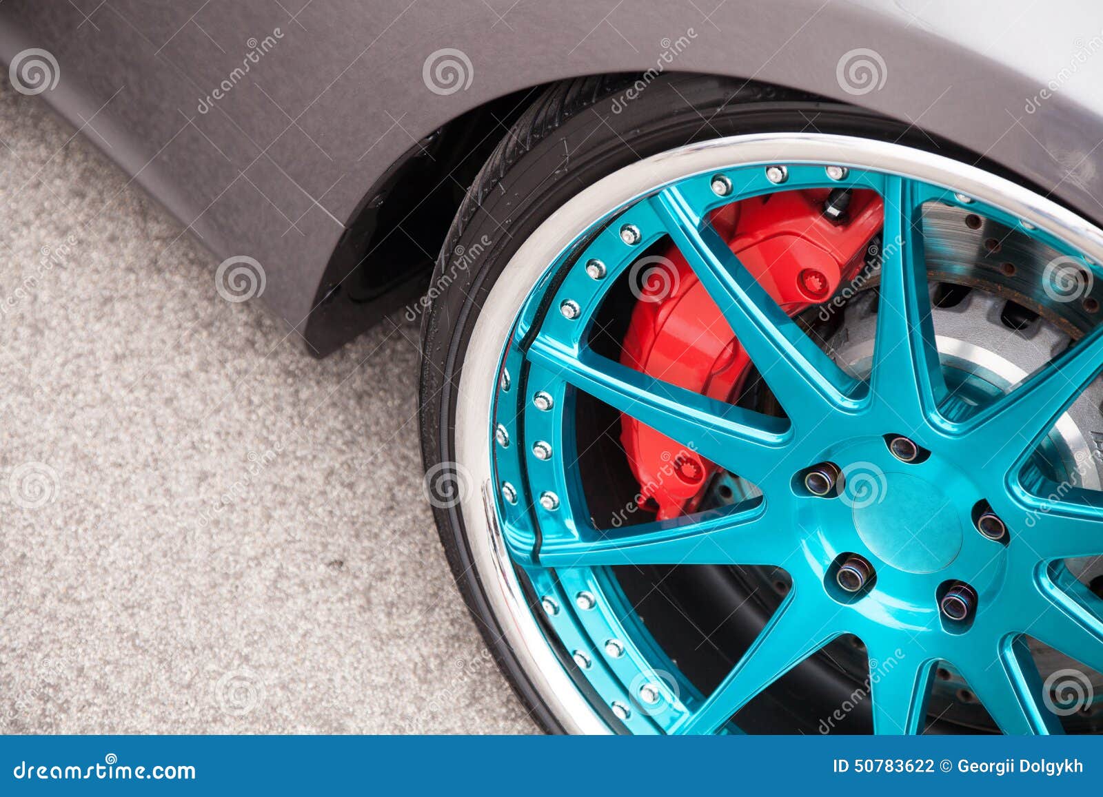 Sport Car Light Alloy Wheels Stock Photo - Image of design, auto: 50783622
