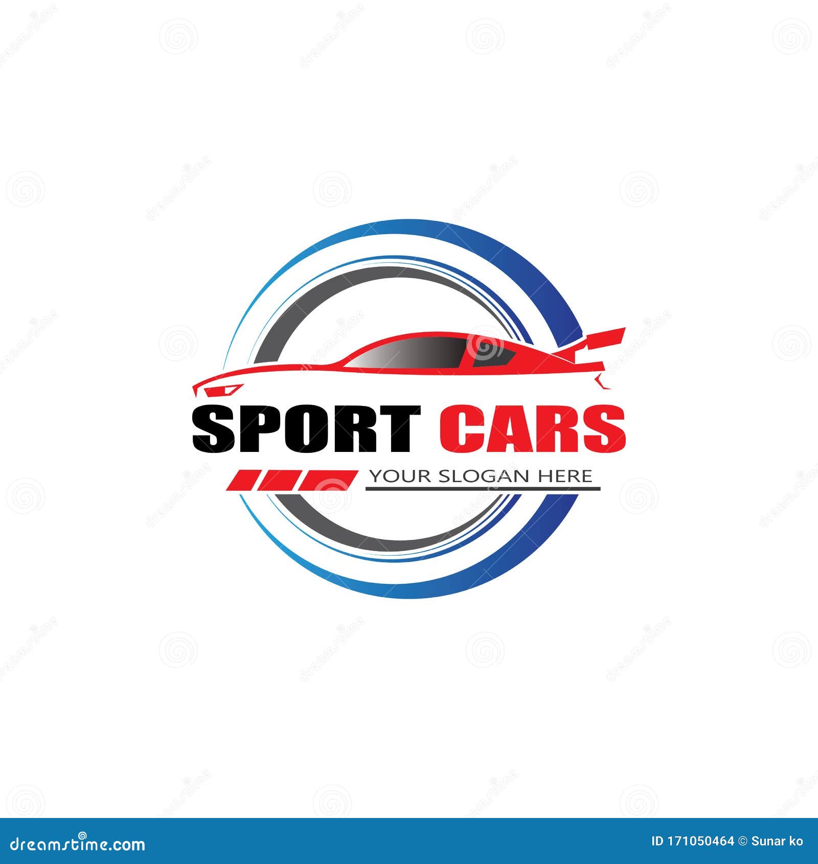 Sport Car Logo Template Design Vector - Vector Stock Vector ...
