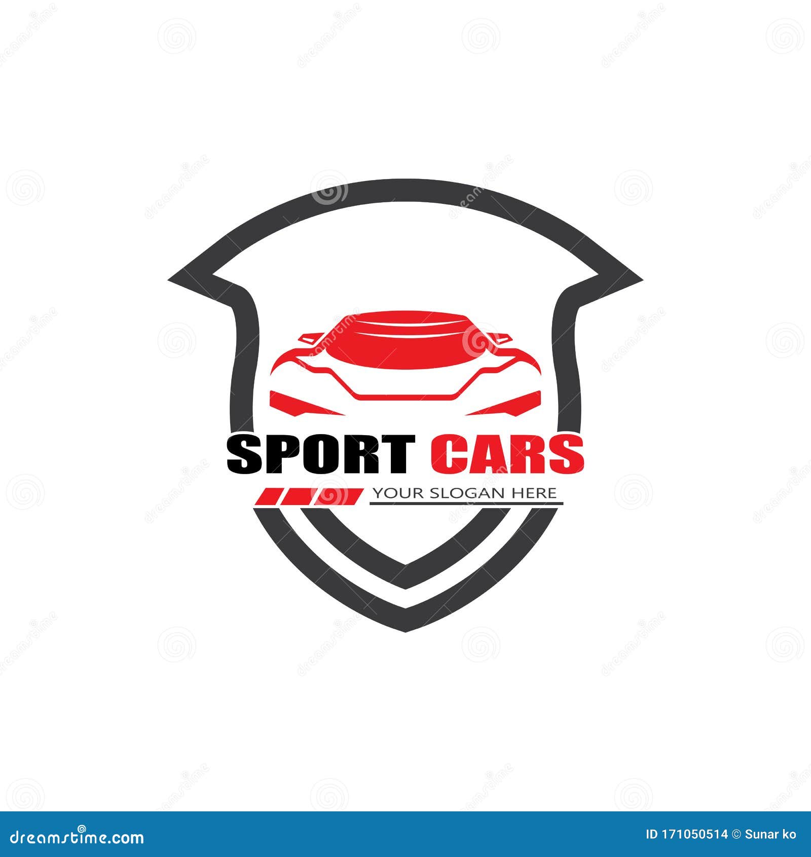 Sport Car Logo Template Design Vector - Vector Stock Vector ...