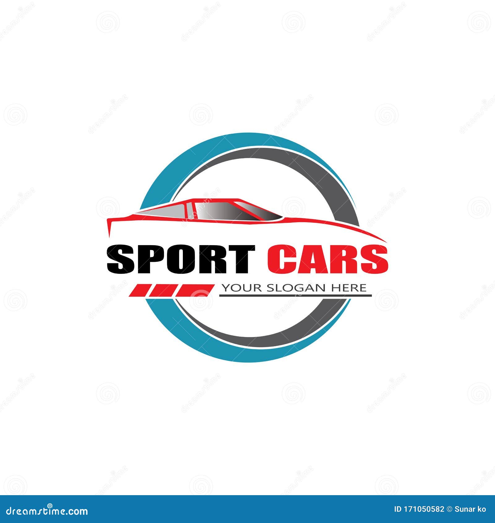 Sport Car Logo Template Design Vector - Vector Stock Vector ...