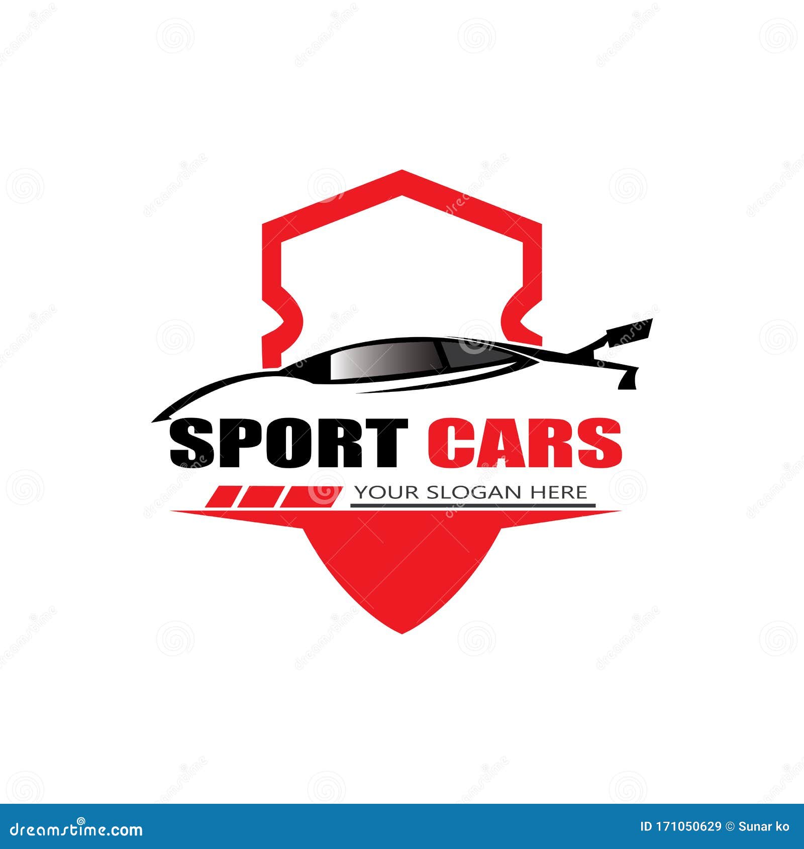 Sport Car Logo Template Design Vector - Vector Stock Vector ...