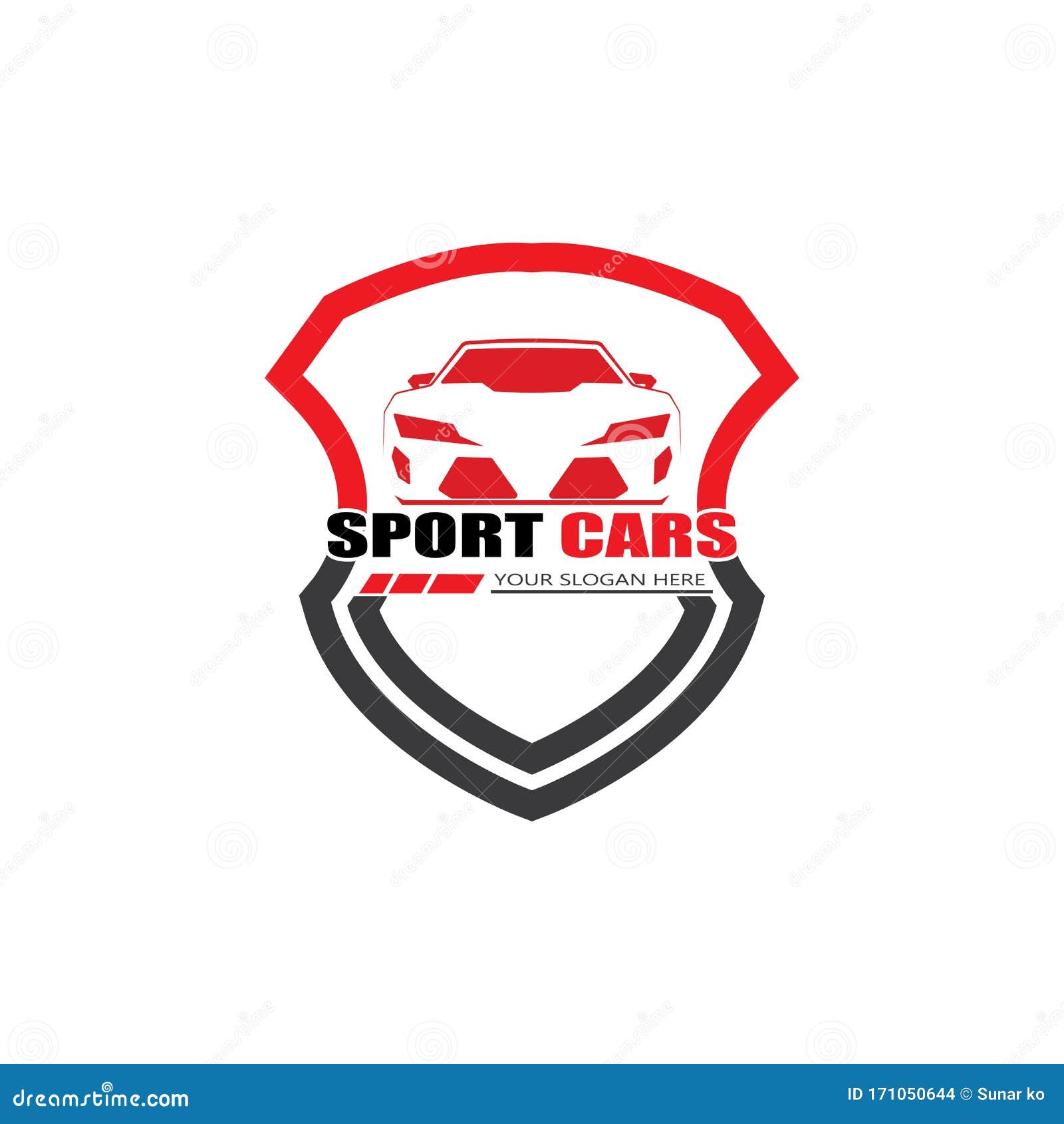 Sport Car Logo Template Design Vector - Vector Stock Vector ...