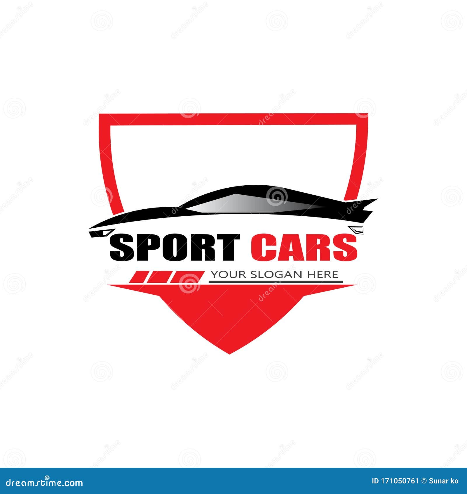 Sport Car Logo Template Design Vector - Vector Stock Vector ...