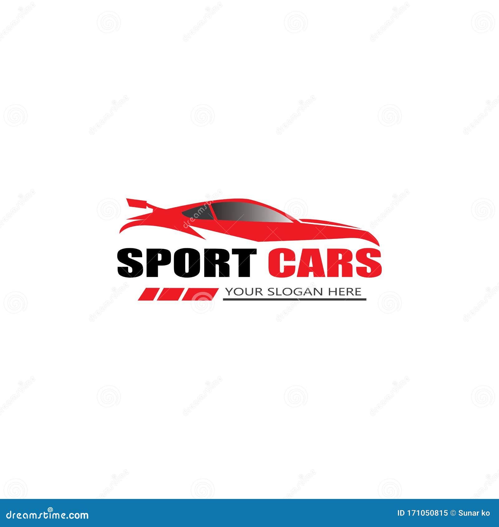 Sport Car Logo Template Design Vector - Vector Stock Vector ...