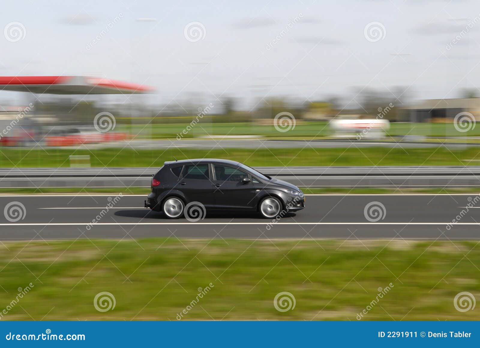 Sport car moving fast stock image. Image of transportation - 2291911