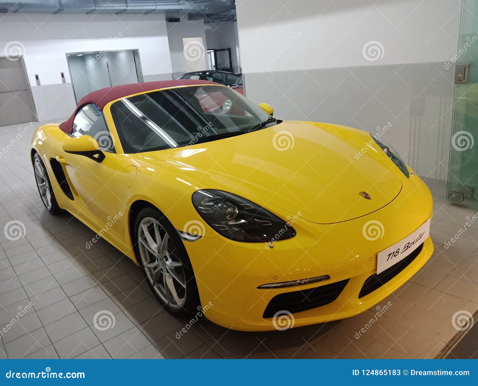 Sport car editorial stock photo. Image of sport, yellow - 124865183