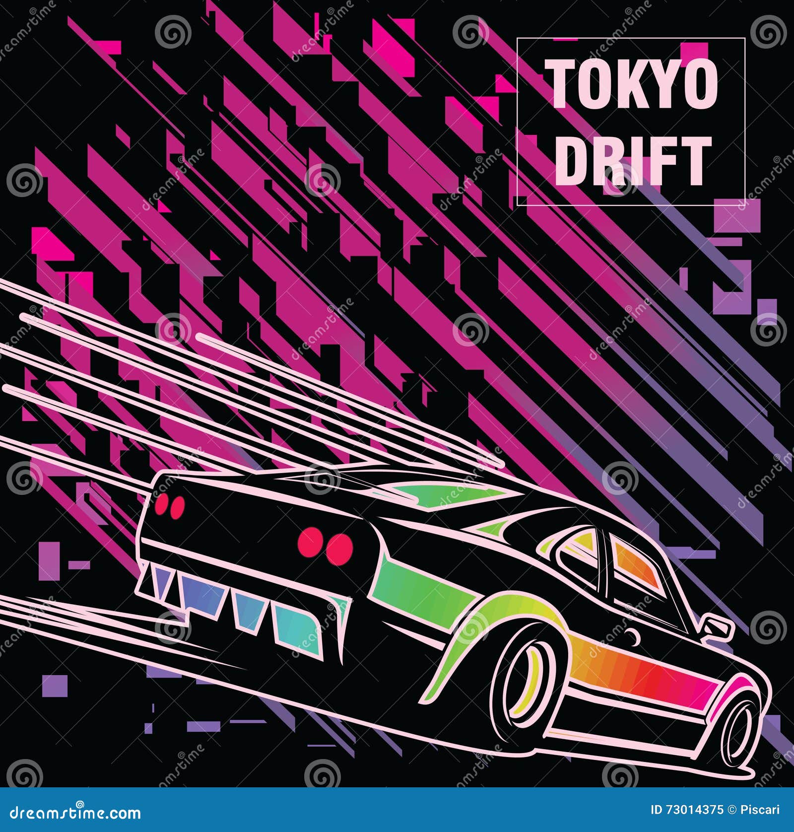 Sport car speedlines stock vector. Illustration of automotive - 73014375