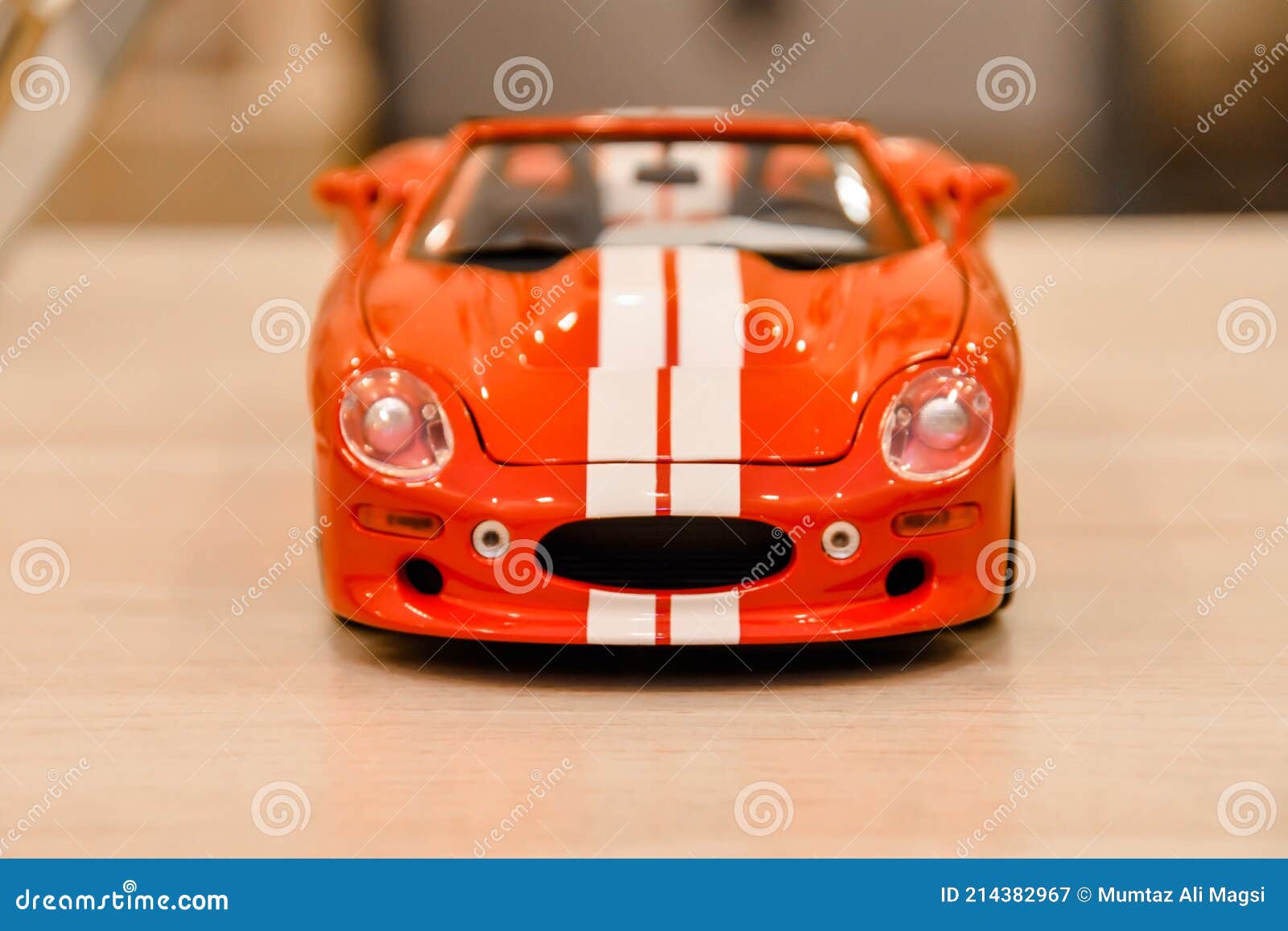 Sport car toy in red color stock image. Image of action - 214382967