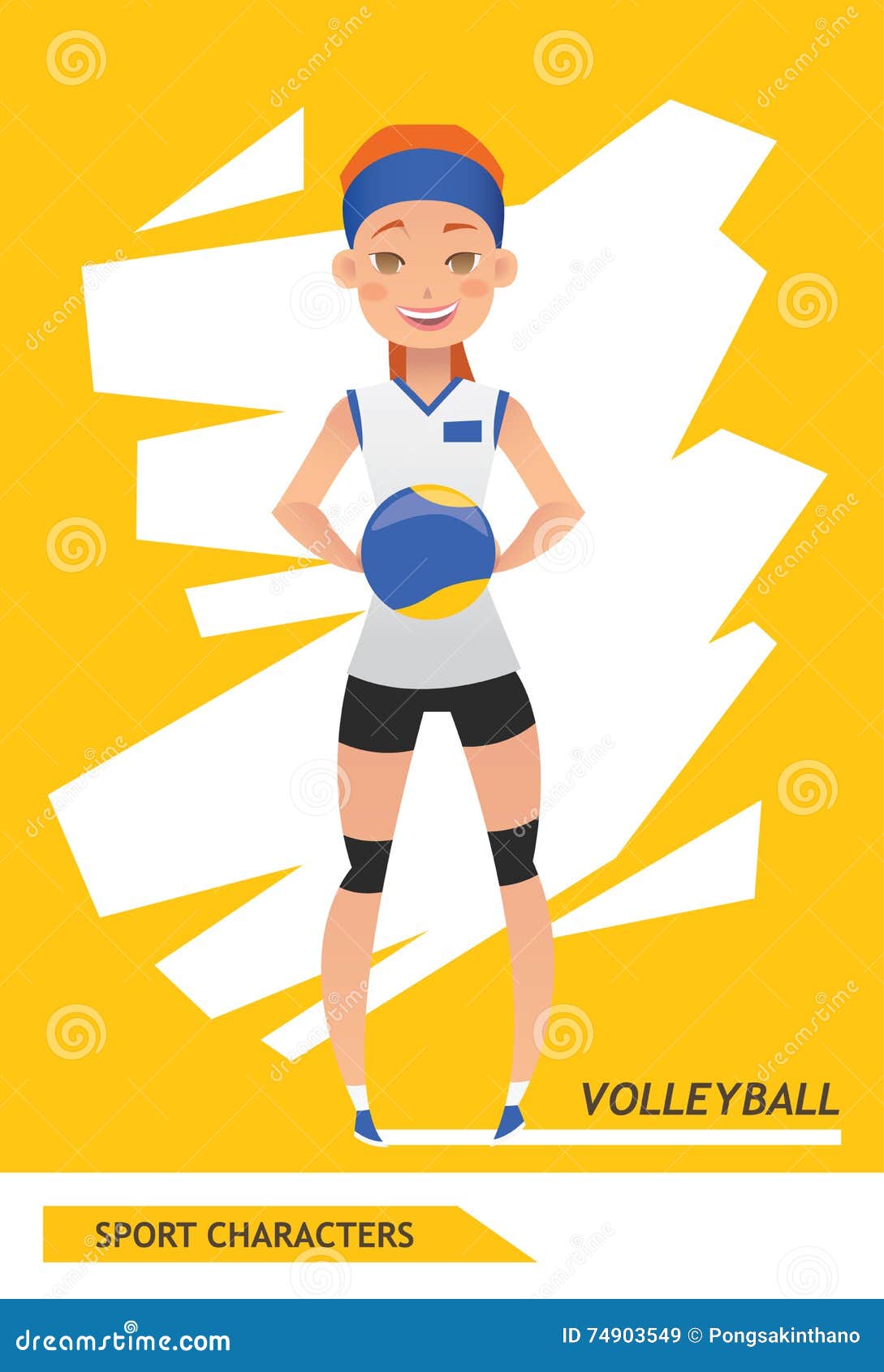 Sport Characters Avatars Vector Eps 10 | CartoonDealer.com #74905519