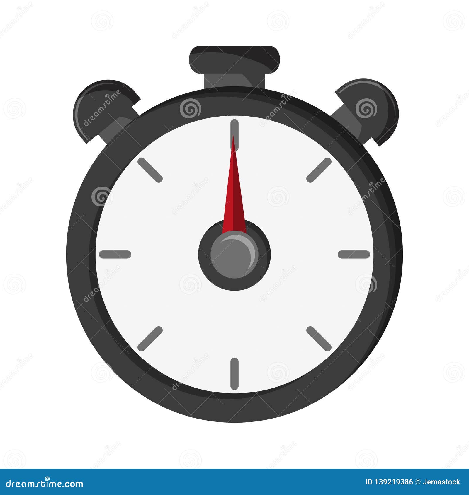 Sport Chronometer Timer Stock Vector Illustration Of Seconds 139219386