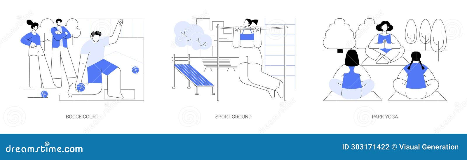 Bocce Court Isolated Cartoon Vector Illustrations. | CartoonDealer.com ... Bocce Court Isolated Cartoon Vector Illustrations. | CartoonDealer.com ...