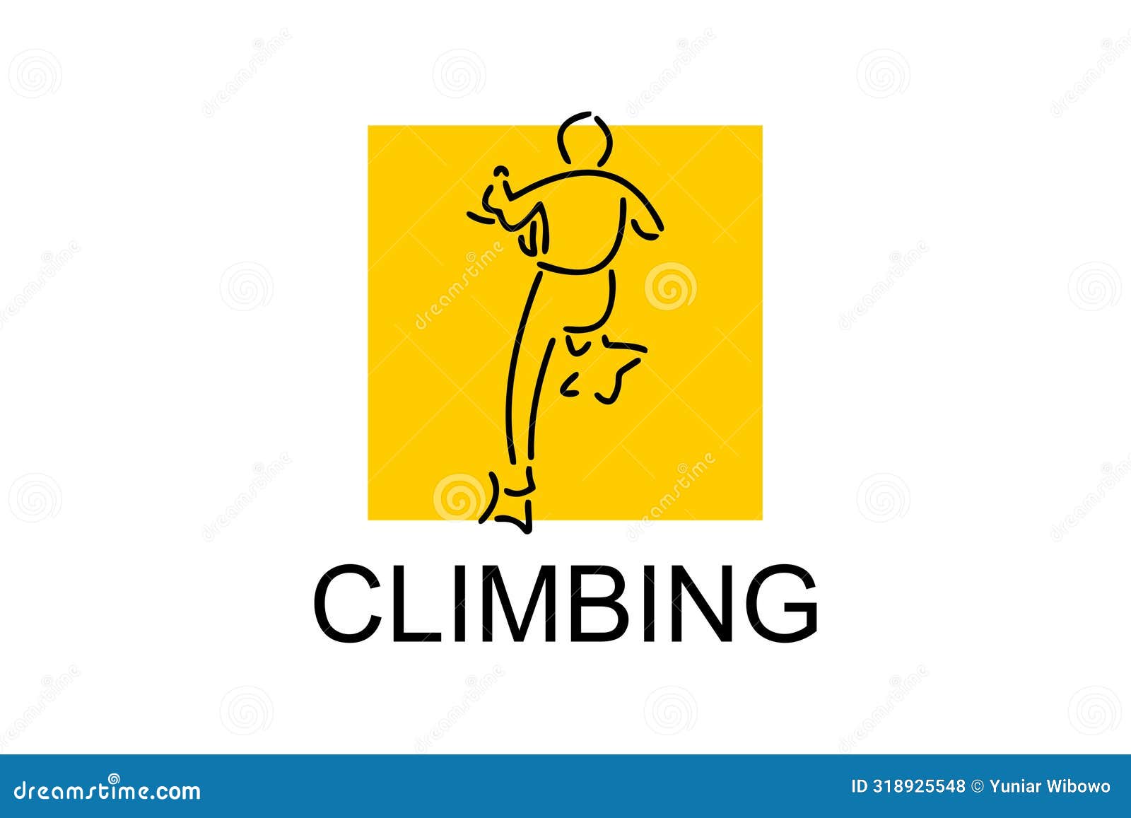 Sport Climbing Sport Vector Line Icon. Practice Climbing Stock Vector ...