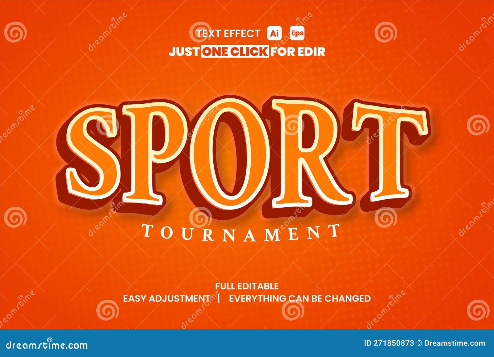 Sport Day Event Vector Text Effect Editable Stock Illustration ...