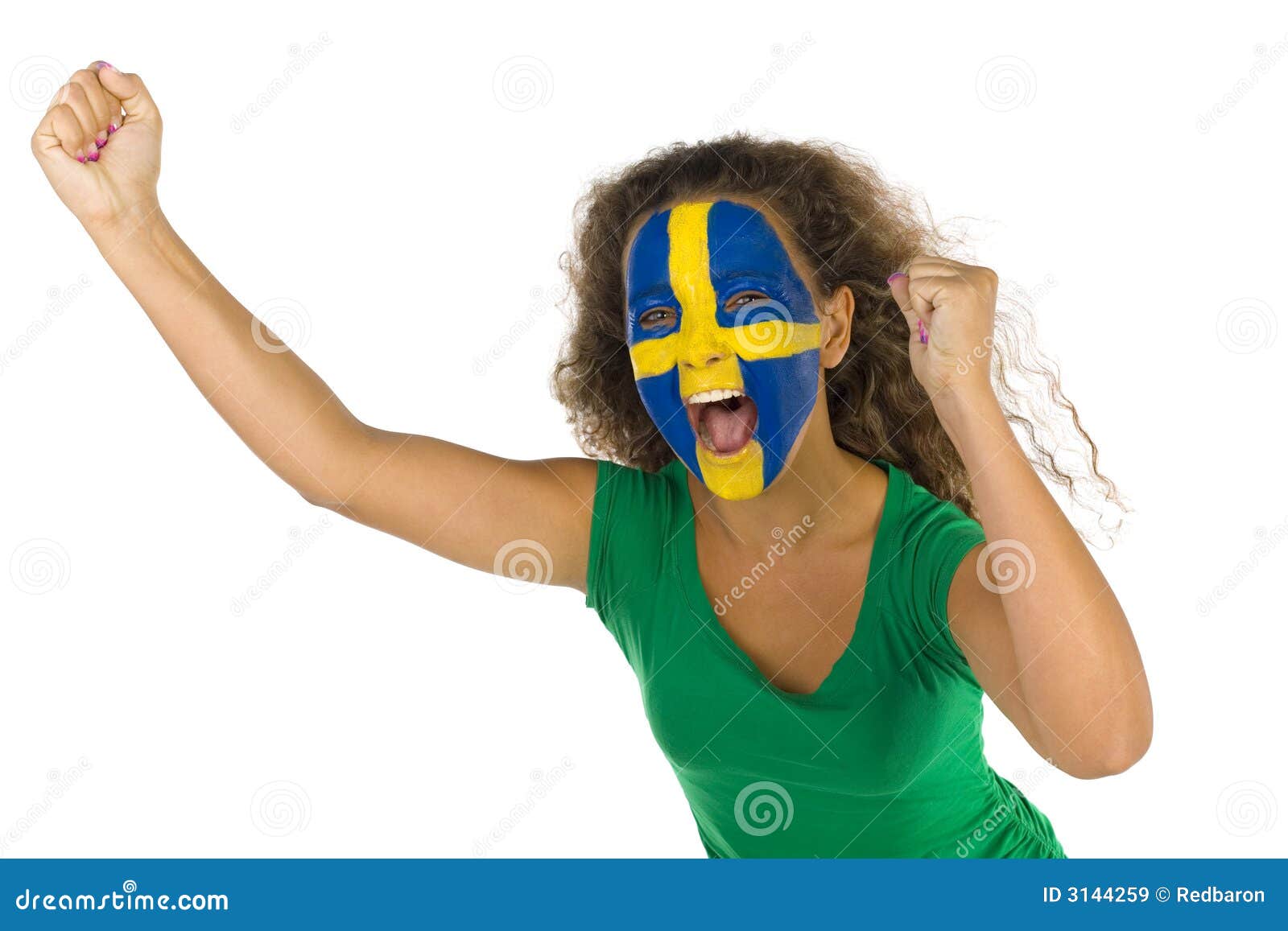 Sport fan stock image. Image of looker, encouragement - 3144259