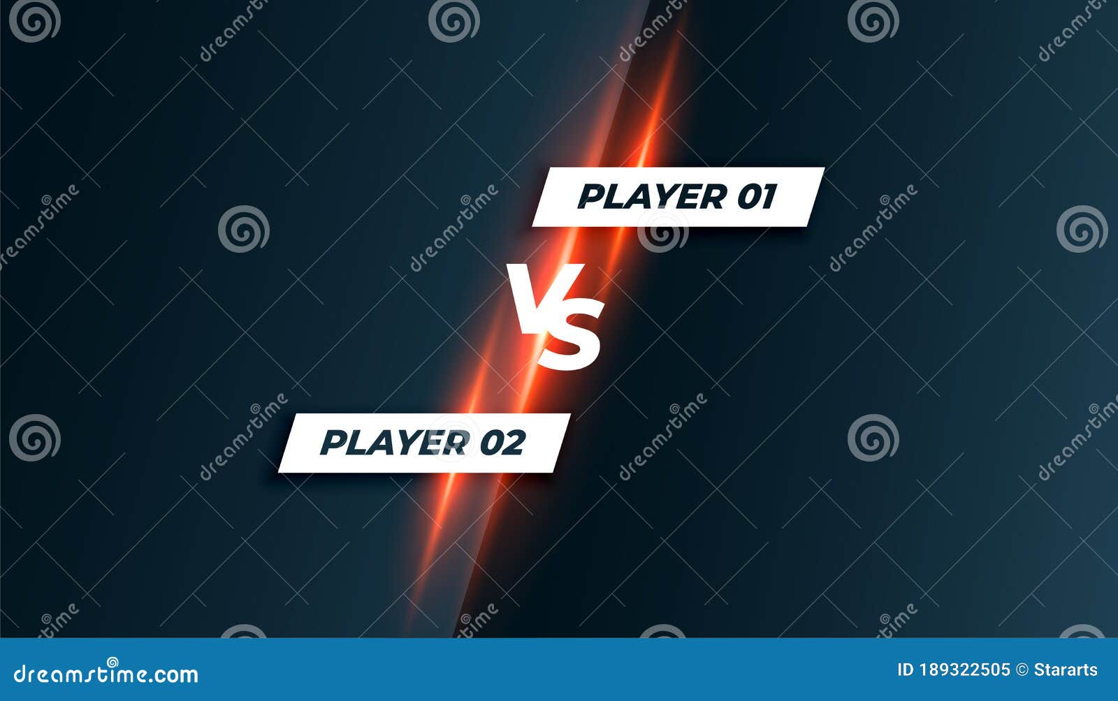 Sport or Game Competition Versus Vs Screen Background Stock ...