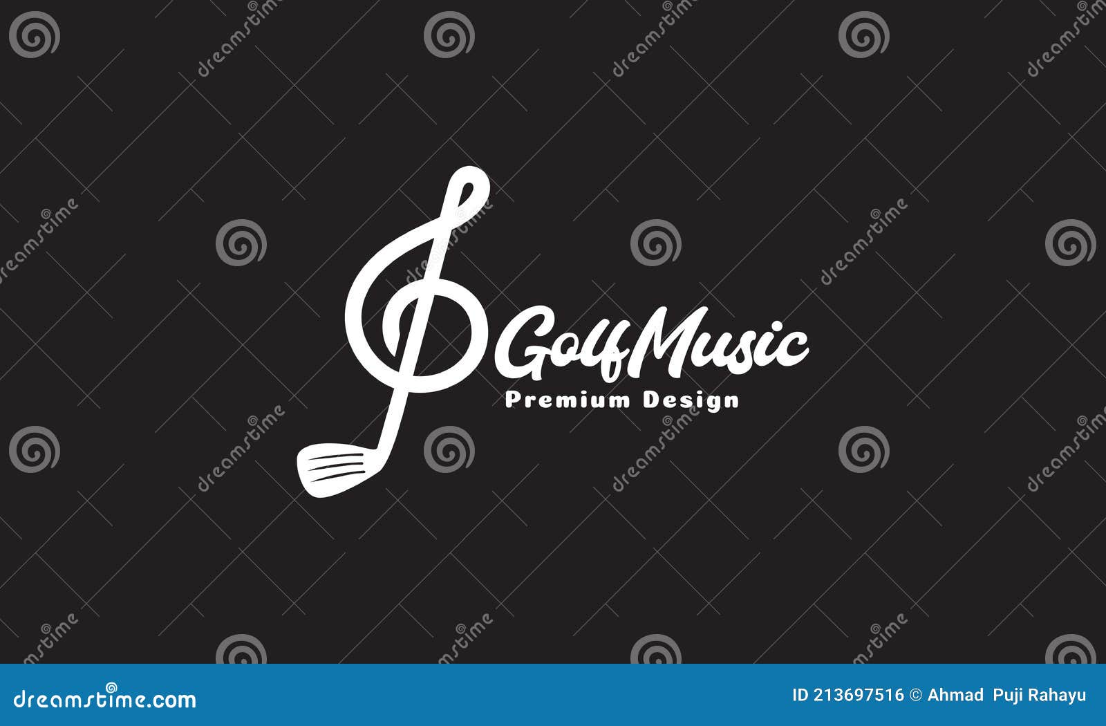 Sport Golf with Musical Note Logo Vector Symbol Icon Design ...