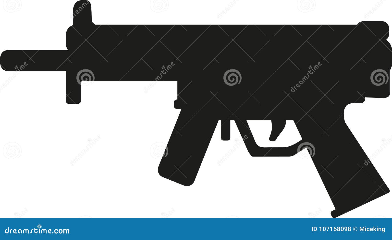 Sport gun icon stock vector. Illustration of pistol - 107168098