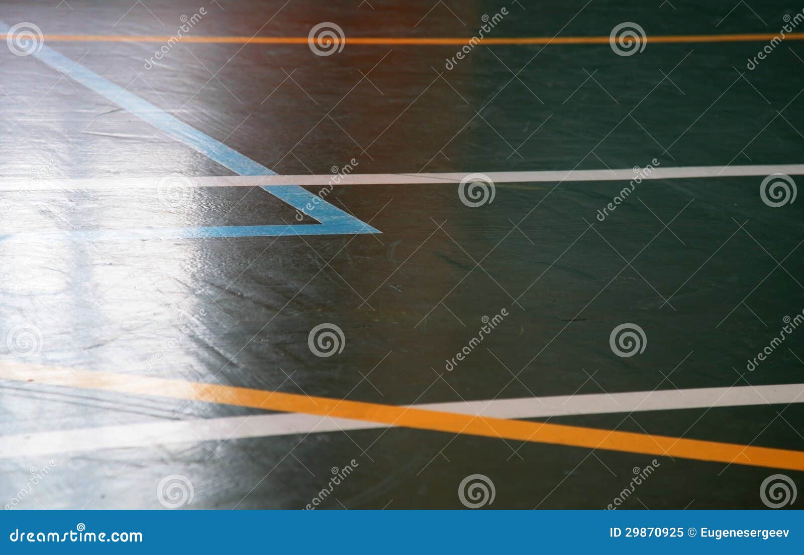 Sport Hall Shining Floor Texture with Lines Stock Image - Image of ...