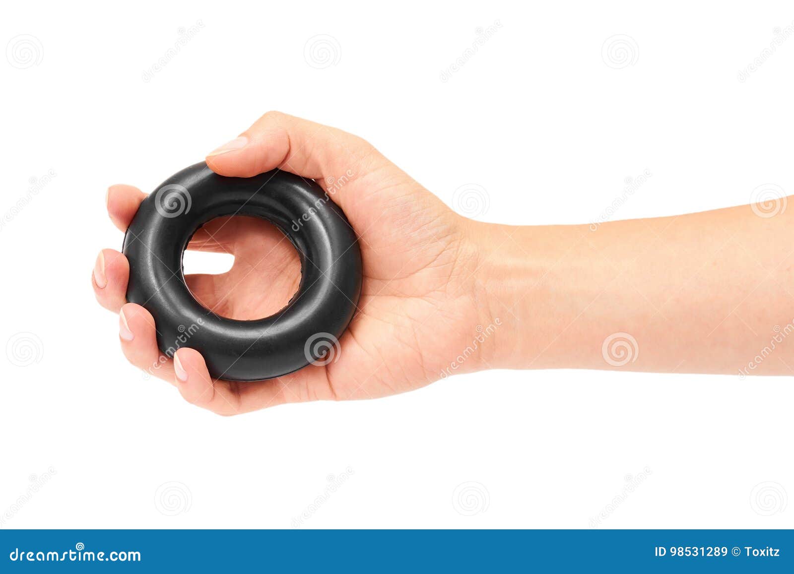 Sport Hand Expander Isolated on White Background Stock Image - Image of ...