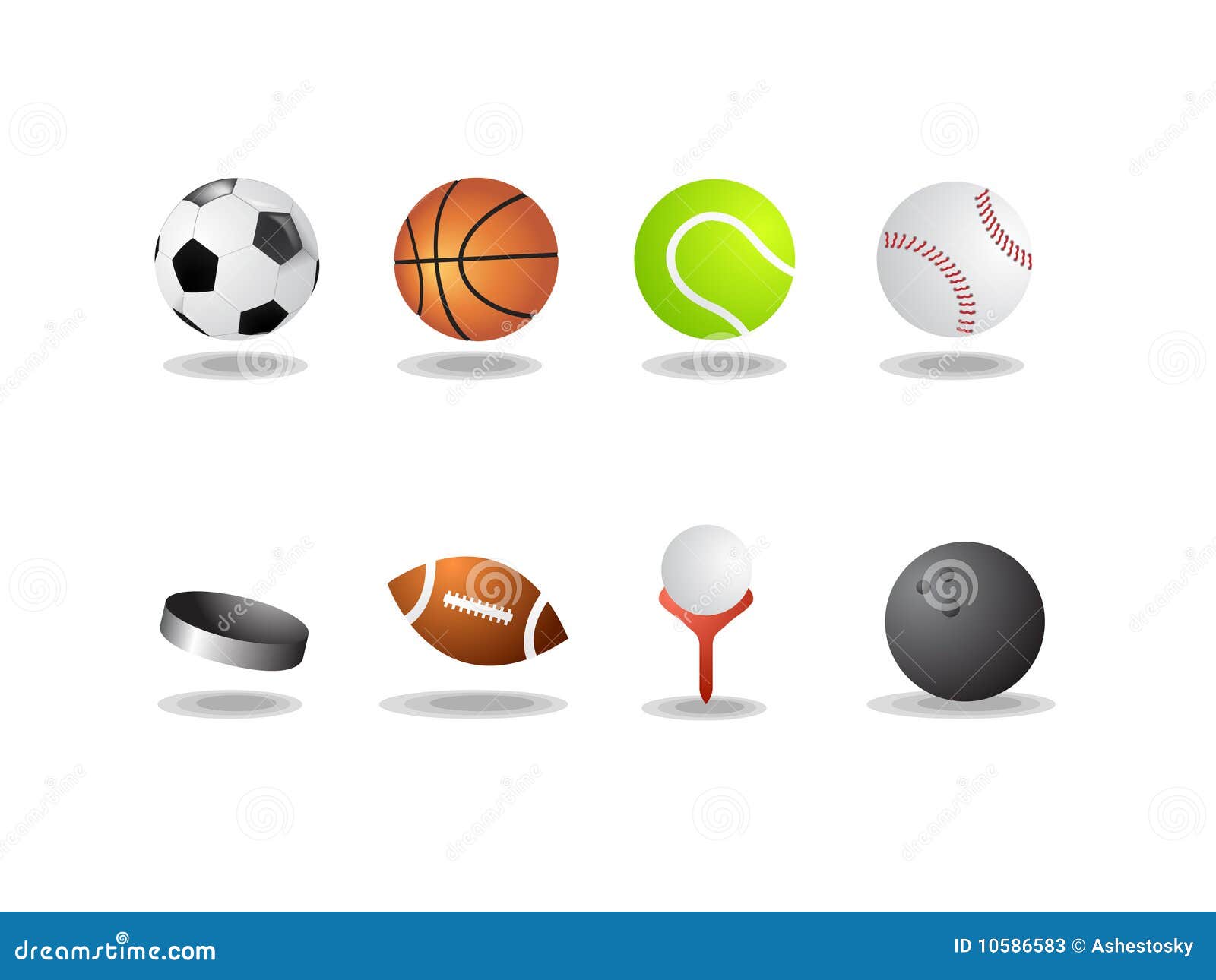 Sport Icons As Balls Isolated Stock Vector - Illustration of hockey ...