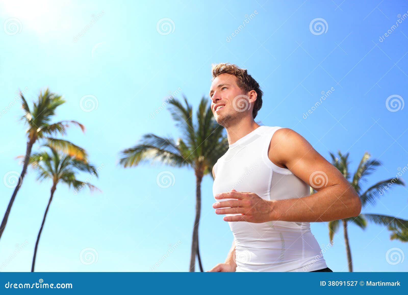Sport man running stock image. Image of lifestyle, outdoors - 38091527