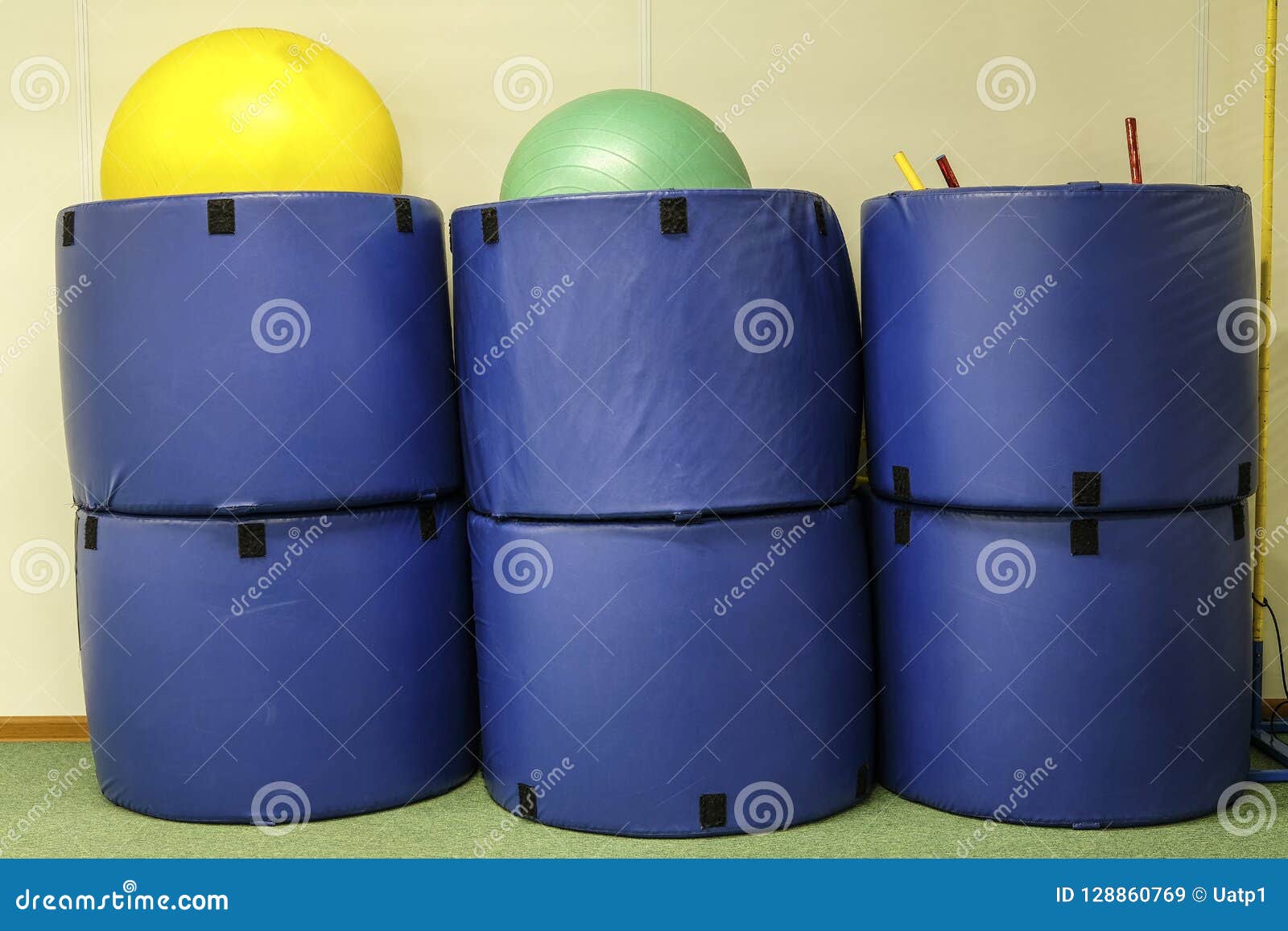 Sport mats close up stock image. Image of strength, health - 128860769