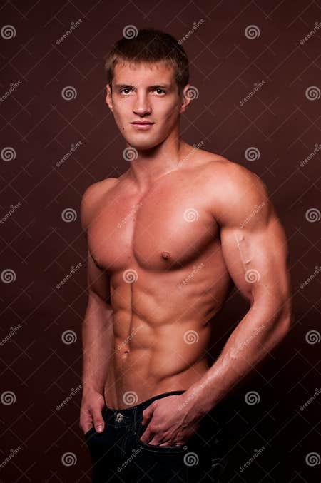 Sport model stock photo. Image of pack, young, exercise - 21987600