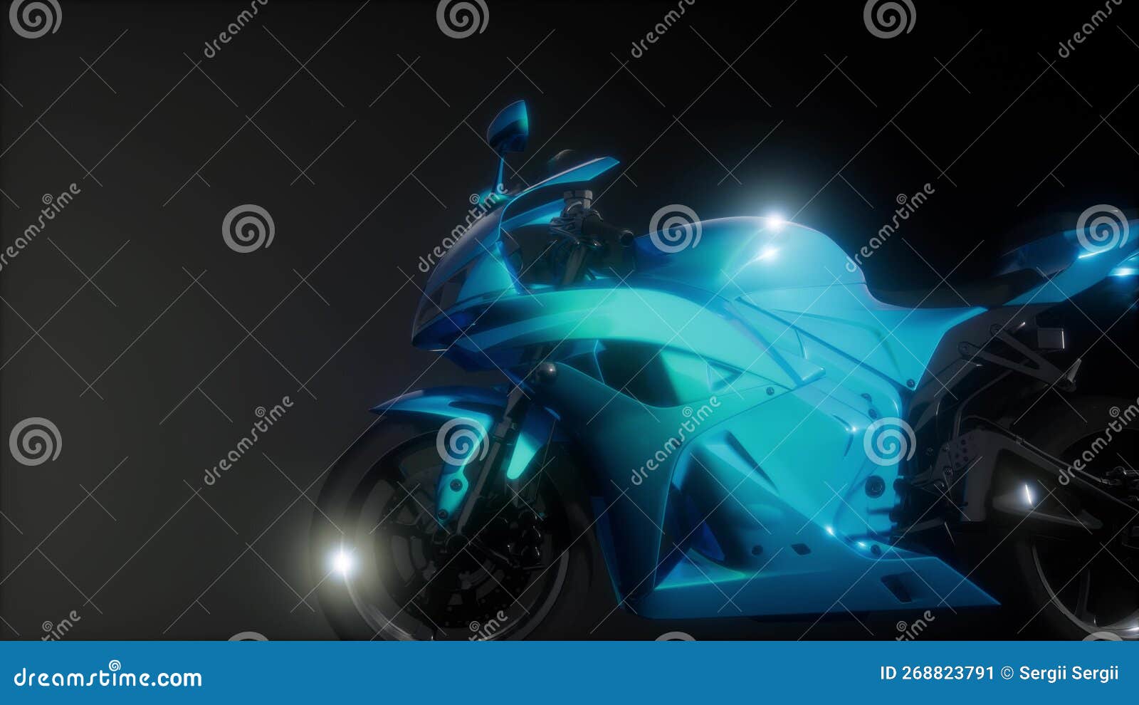 Sport Moto Bike stock illustration. Illustration of motorcycle - 268823791