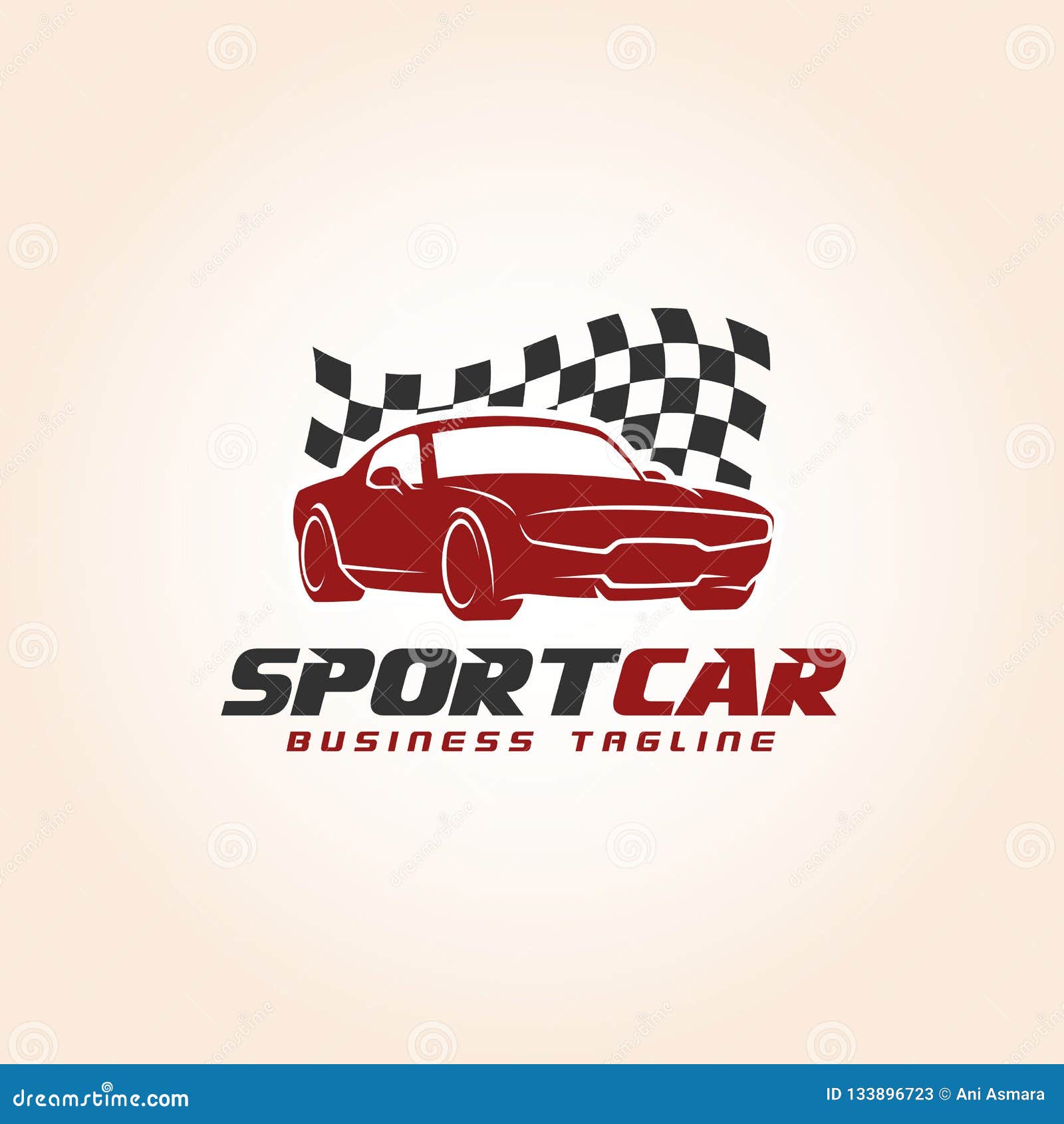 Sport-Motor- Auto - Rennen Logo Template Vektor Abbildung ...