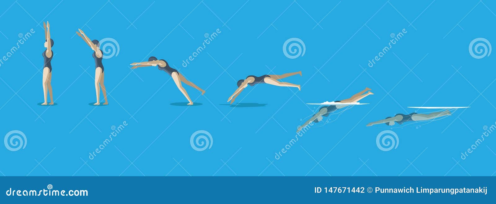 Jump Sequence Stock Photography | CartoonDealer.com #4129346