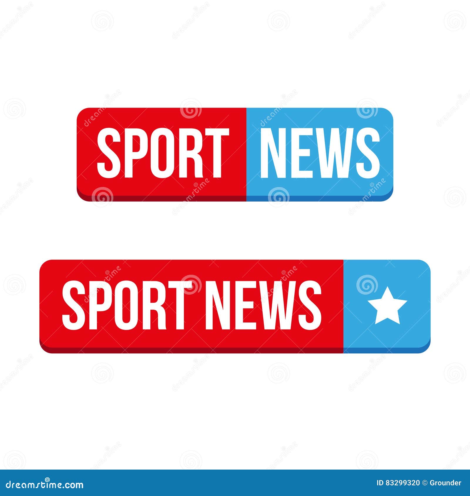 Sport News button vector stock vector. Illustration of publication ...