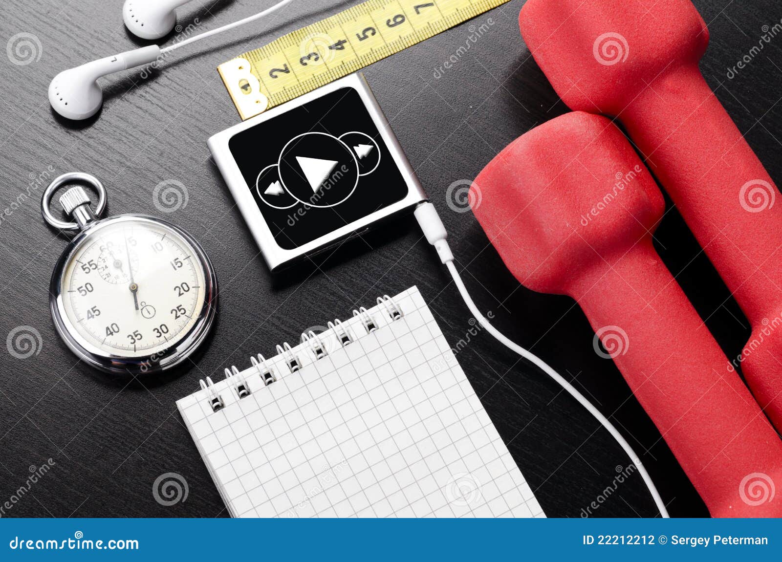 Sport objects stock photo. Image of healthy, instrument - 22212212