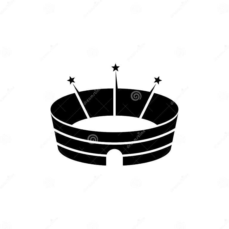 Sport and Performance Stadium Logo Design Stock Vector - Illustration ...