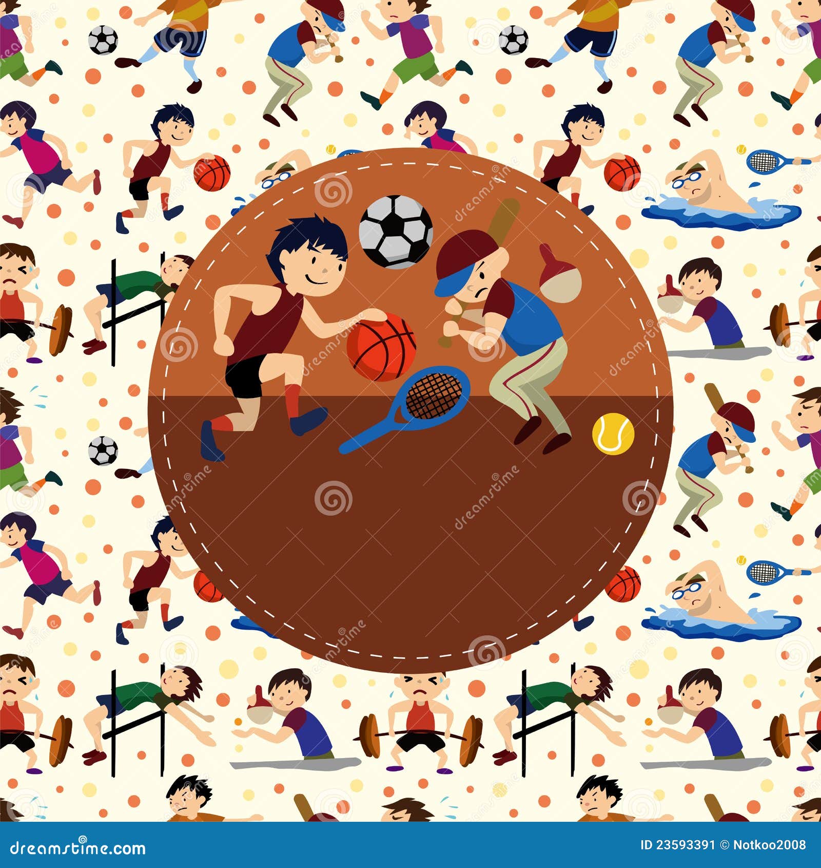 Sport player card stock vector. Illustration of decoration - 23593391