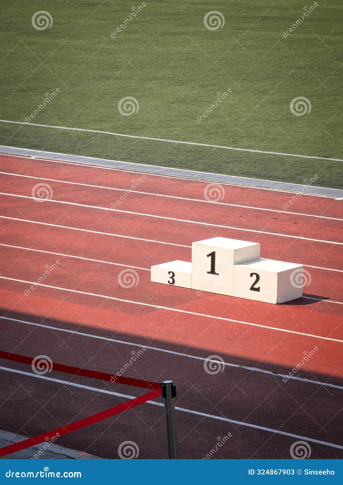 Sport Podium Inside a Stadium Stock Image - Image of steps, still ...