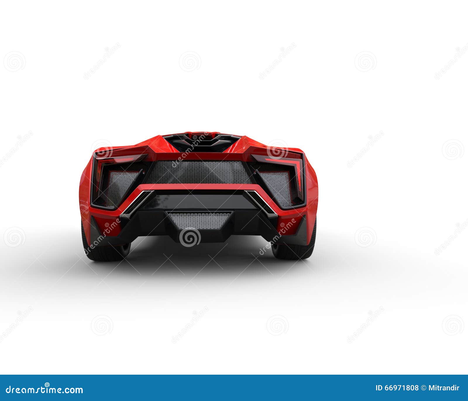 Studio Lighting Isolated On The White Background. 3d. Royalty-Free ...