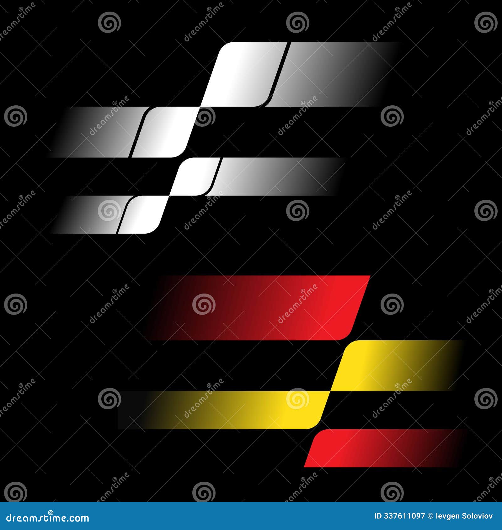 Sport Racing Gradient Lines Stock Illustration - Illustration of auto ...
