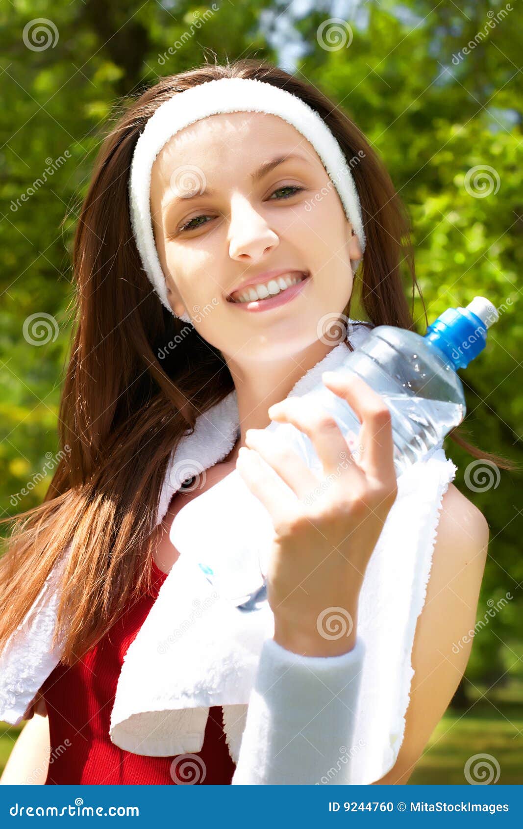 After sport refreshing stock photo. Image of healthy, life - 9244760