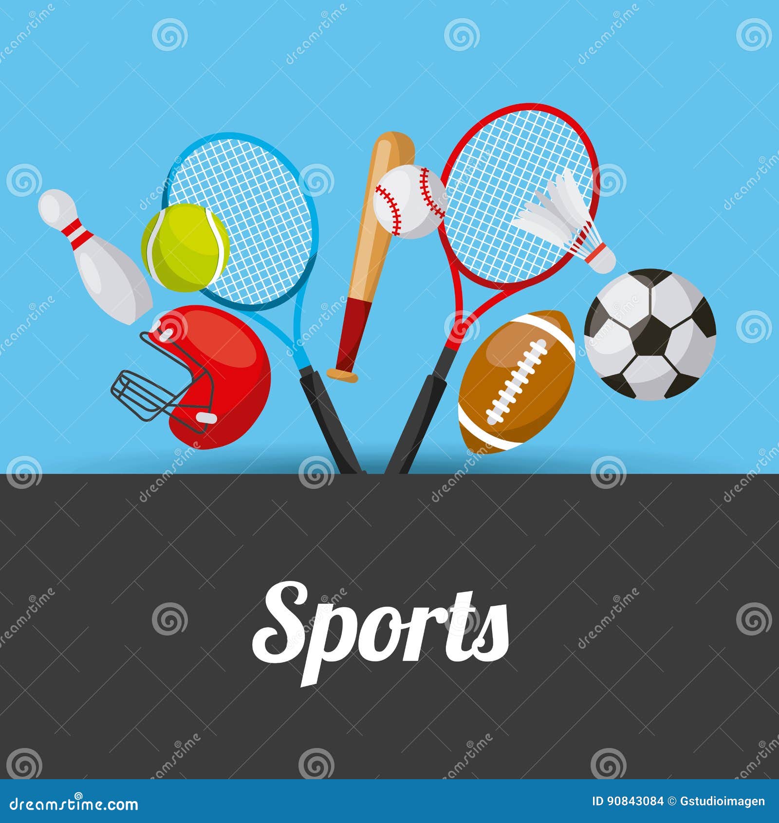 Sport related icons stock vector. Illustration of sportive - 90843084