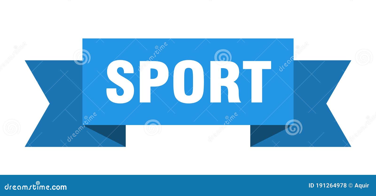Sport ribbon. stock vector. Illustration of graphic - 191264978