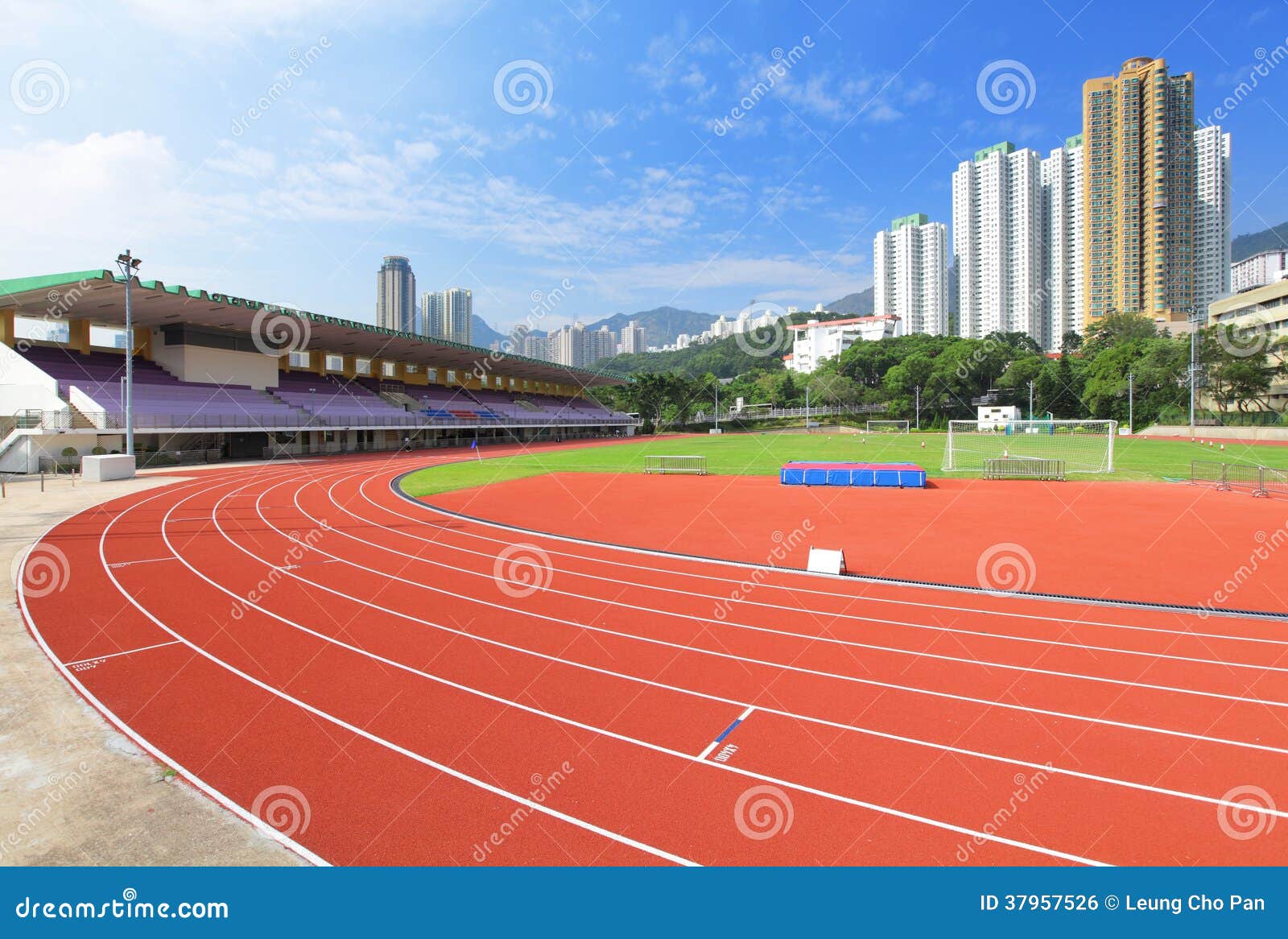 Sport running field stock photo. Image of court, outdoor - 37957526