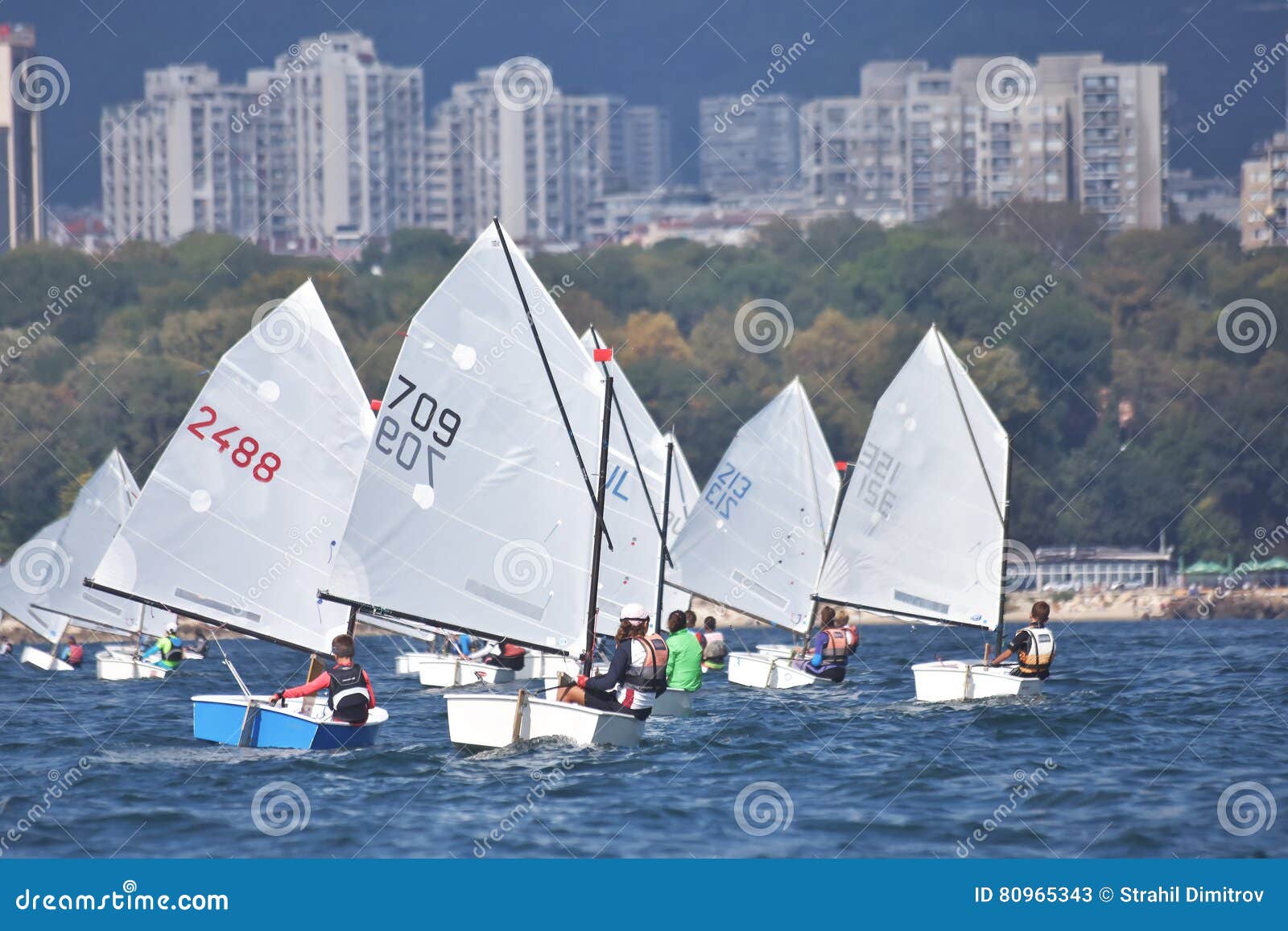 Sport Sailors training editorial stock photo. Image of race - 80965343
