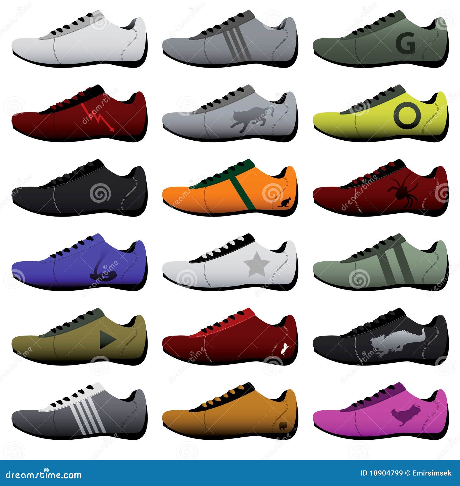 Sport Shoes editorial stock image. Illustration of cleats - 10904799