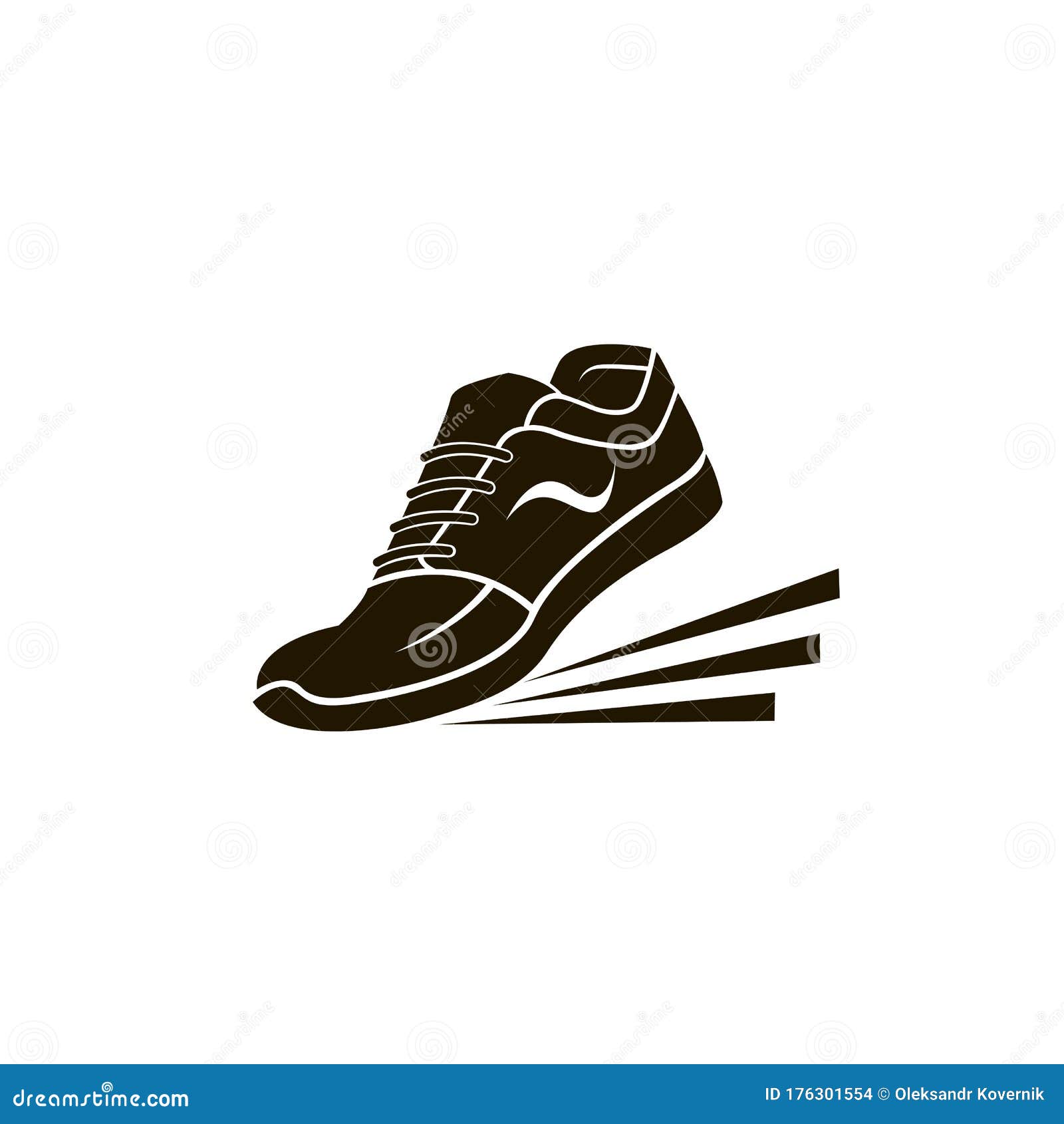 Speeding Running Shoe Icon, Symbol Or Logo Royalty-Free Illustration ... Speeding Running Shoe Icon, Symbol Or Logo Royalty-Free Illustration ...