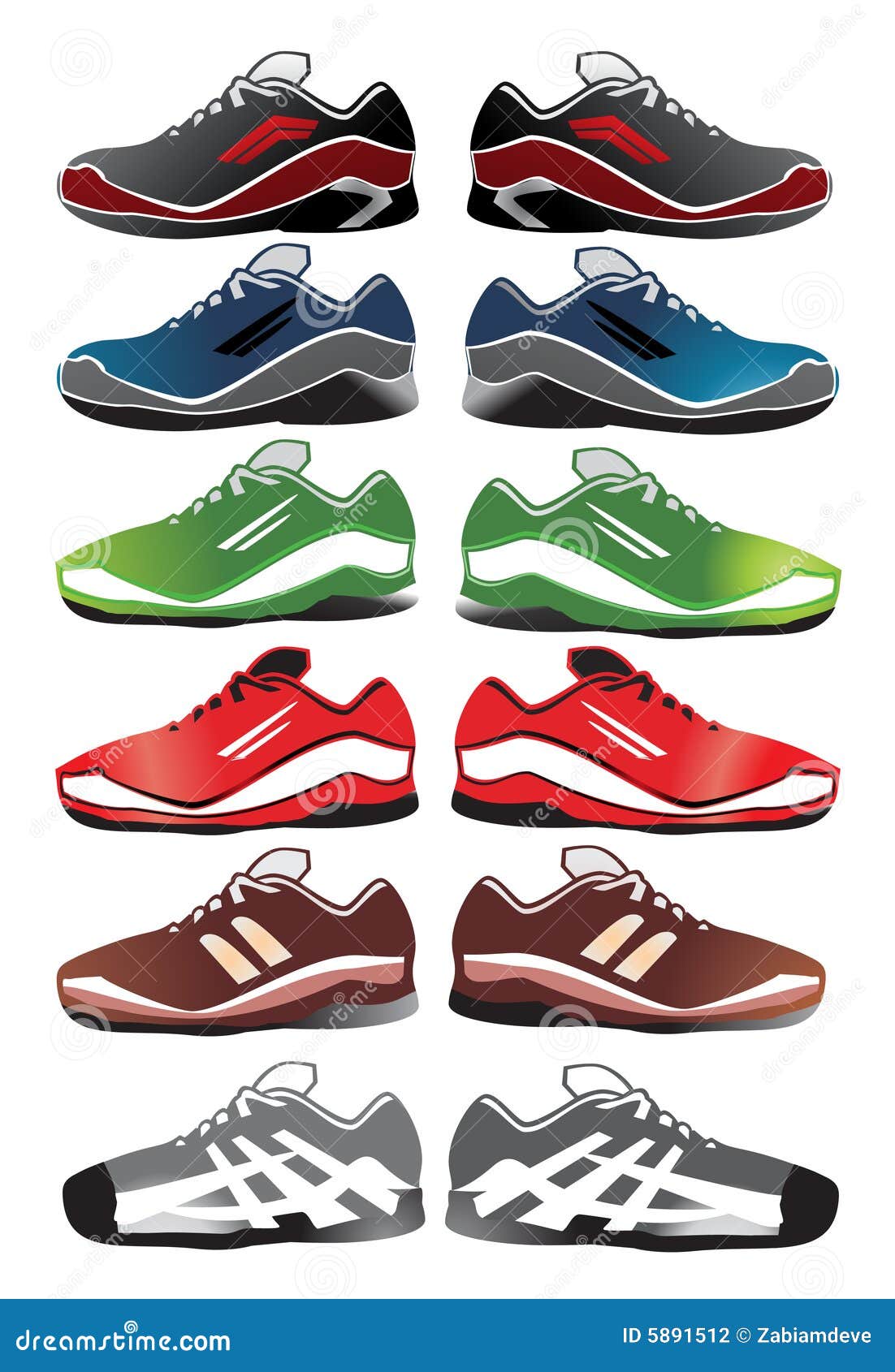 Shoes Illustration Stock Illustrations – 123,172 Shoes Illustration ...