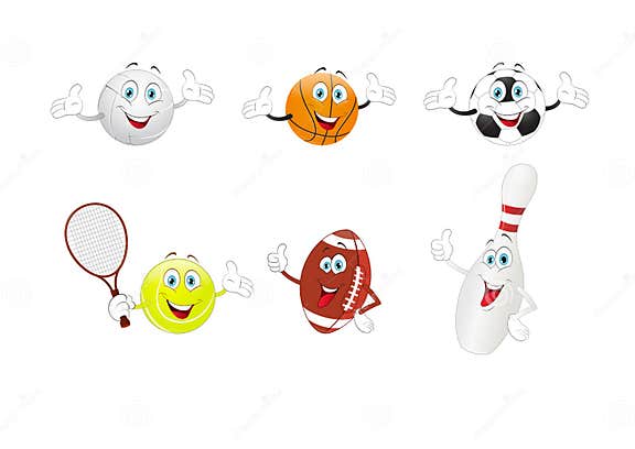 Sport smiley set stock vector. Illustration of showing - 46434176