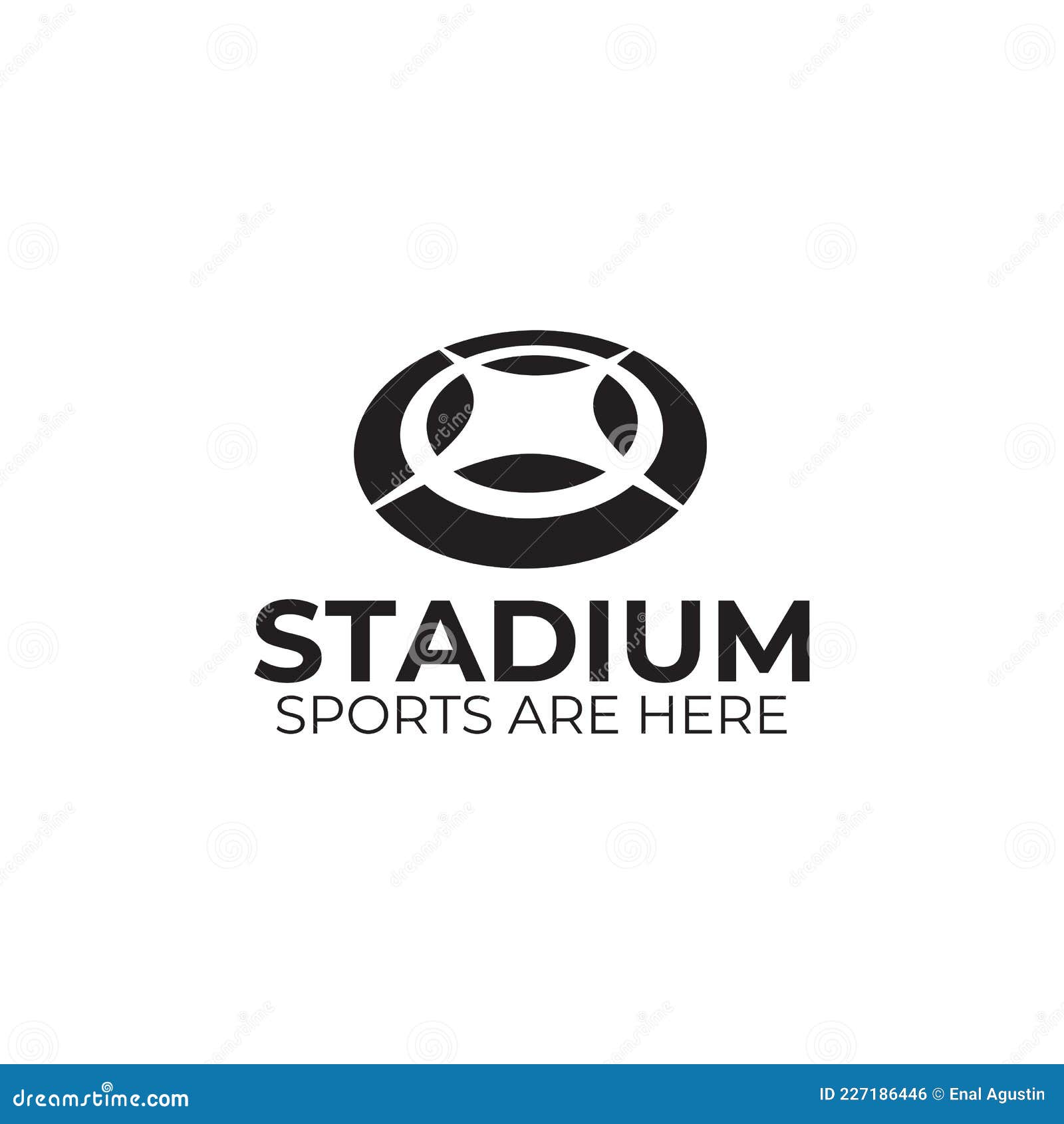 Stadium Logo Pawtuchet. Vector Illustration | CartoonDealer.com #164733000