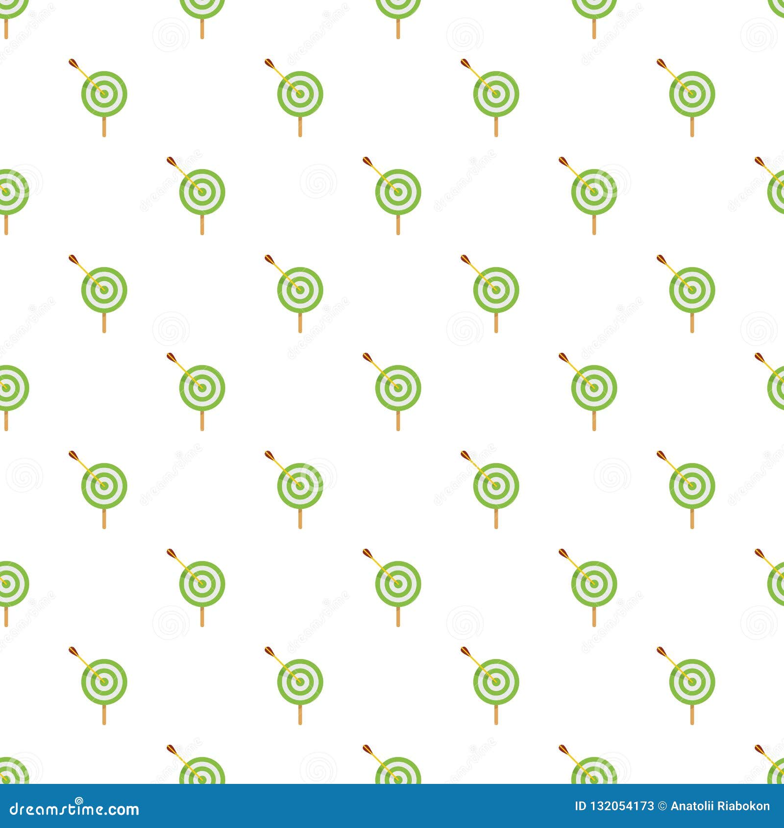 Sport Target Pattern Seamless Vector Stock Vector - Illustration of ...