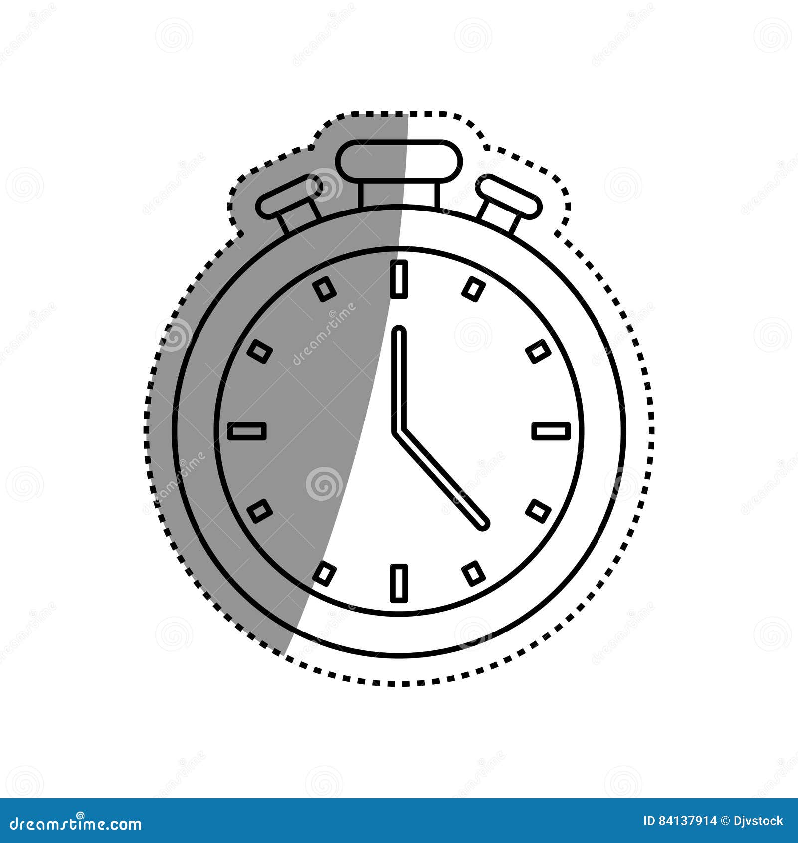 Sport timer chronometer stock illustration. Illustration of circle ...